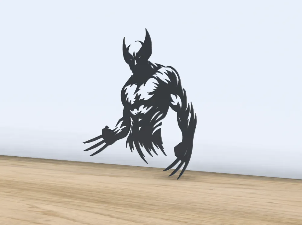 Wolverine v1 - 2d Art- AI Generated by JF-699 - MakerWorld