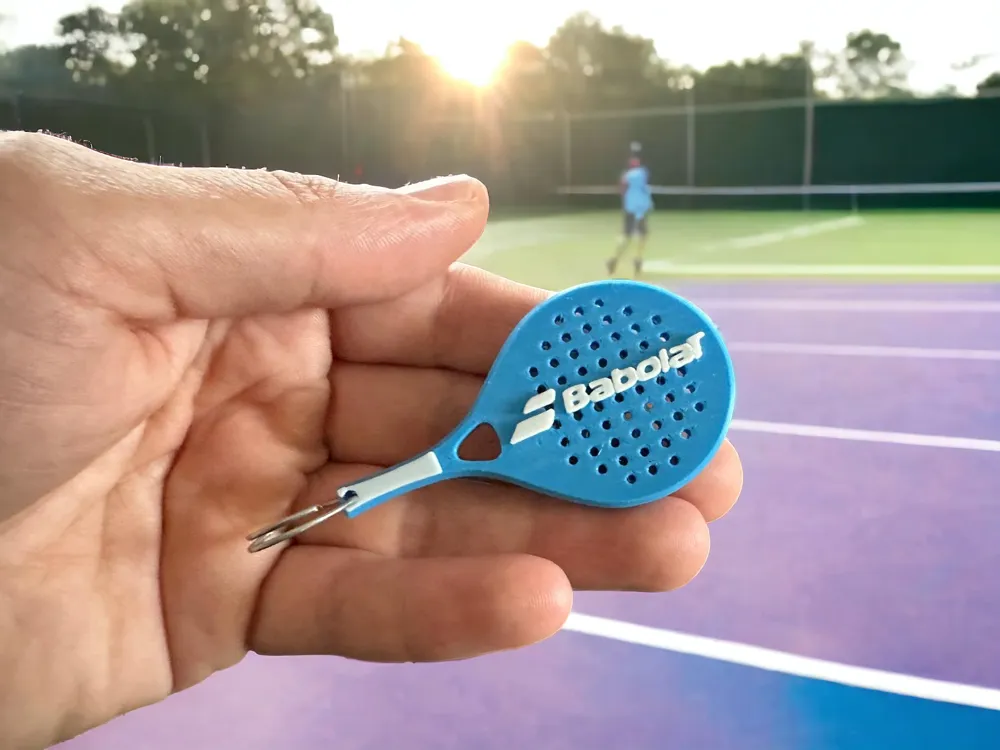 Padel Keychain racket with Babolat logo by CasalingoDisperato🏠🕷️ ...
