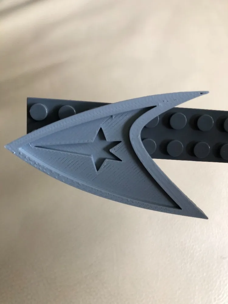 Star Trek Brick Badge Remixed by user_2643993106MakerWorld: Download ...