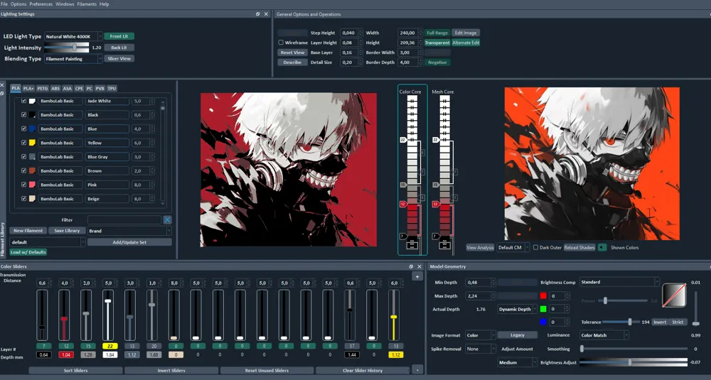 Tokyo Ghoul - Ken Kenaki Hueforge by Dakiren - MakerWorld