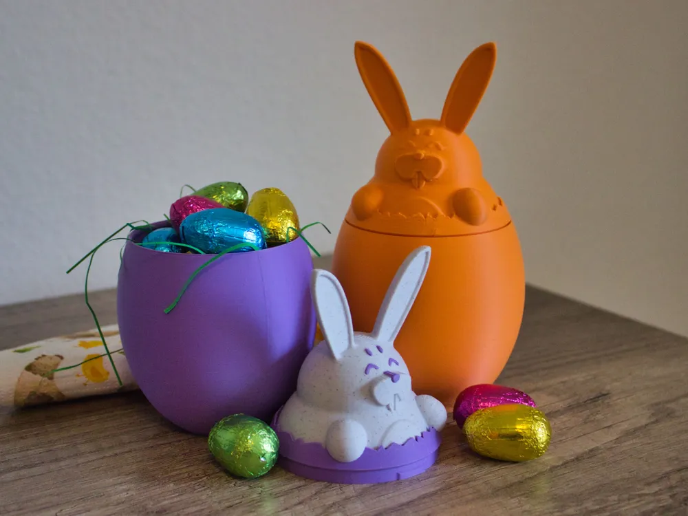 Happy Bunny Jar by Welding Jar - MakerWorld