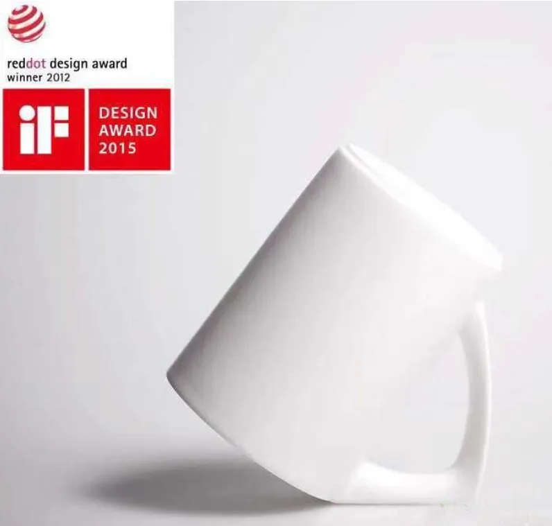 Red Dot Design: 40-degree Tilted Cup—Bevel -Cup - Free 3D Print Model ...