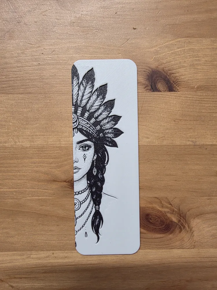 Girl Bookmark - Free 3D Print Model - MakerWorld