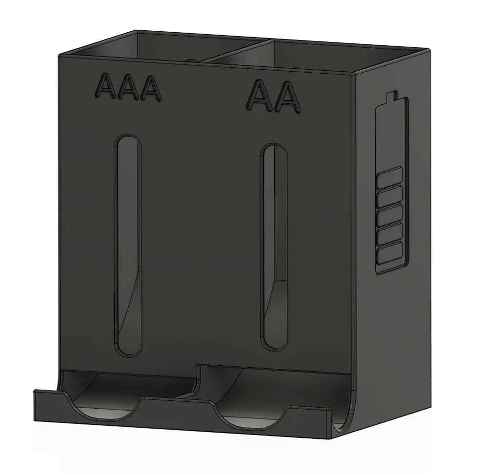 Battery box ; AAA, AA Remixed by SR-Castro - MakerWorld