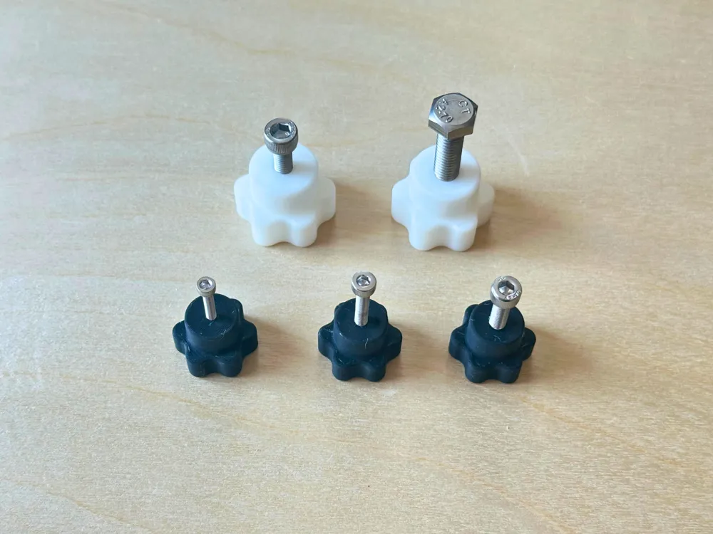 Star Knob Nut M3 M4 M5 M6 M8 by TuTu - MakerWorld