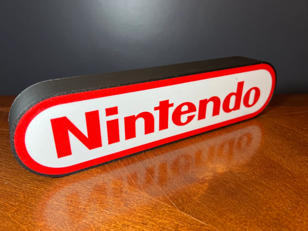 Nintendo Lightbox LED Lamp by 727RC MakerWorld: Download Free 3D Models