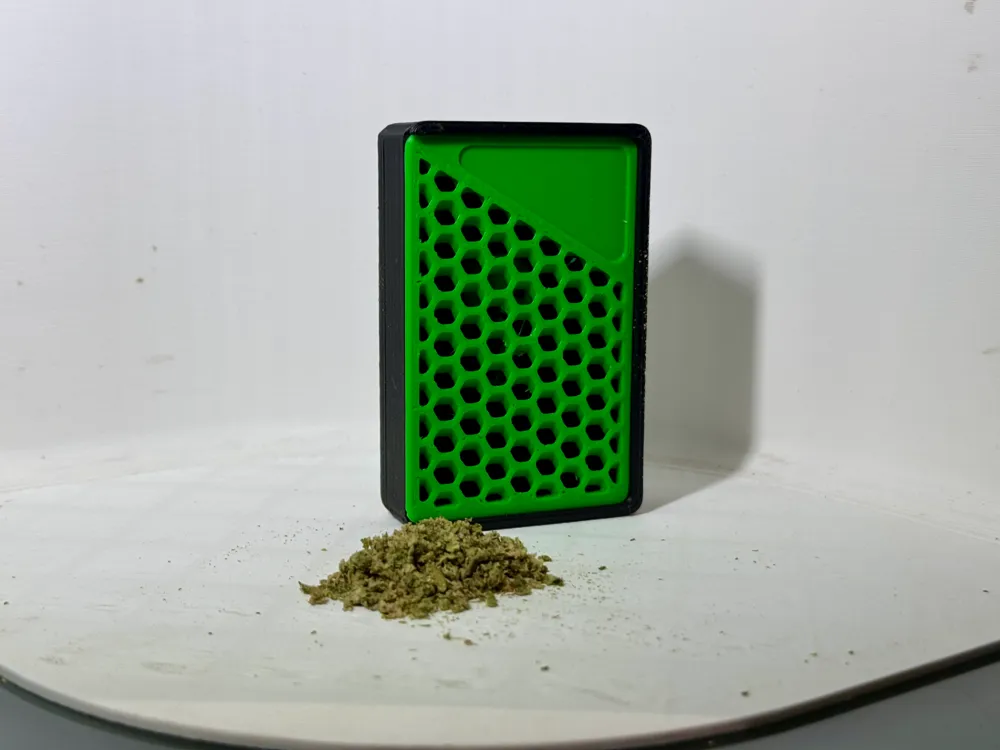 Grinder Card with Weed Container by cforms MakerWorld: Download Free 3D ...