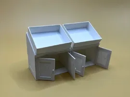 1/10Miniature model merchant shelves by 256工作室MakerWorld: Download Free ...