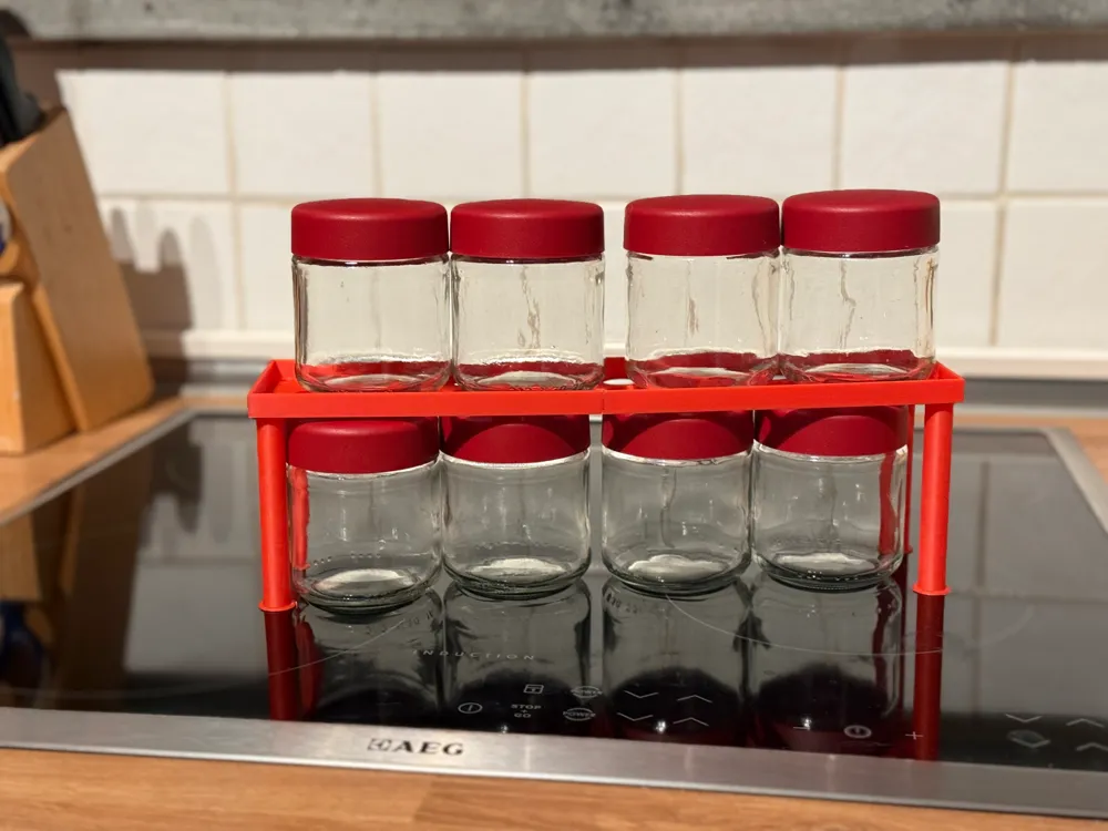 Yogurt jar shelf for the kitchen cabinet. by twopeople - MakerWorld