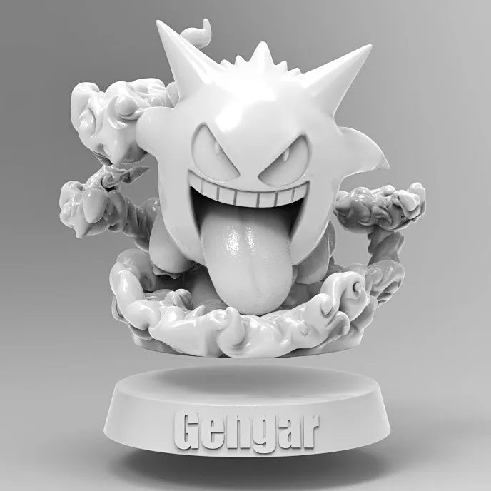 Gengar 3D Pokémon Pokemon Figure Pokemon by Nostalgic 3D MakerWorld ...
