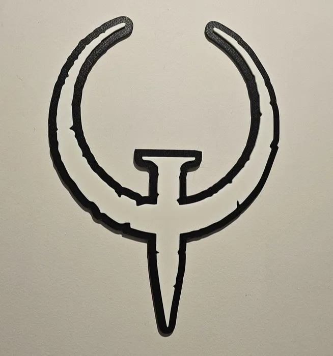 Quake logo wall art by thisnoise - MakerWorld