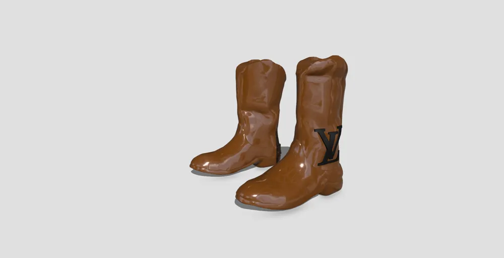 LV Cowboy Boots by SargentiaLab MakerWorld: Download Free 3D Models