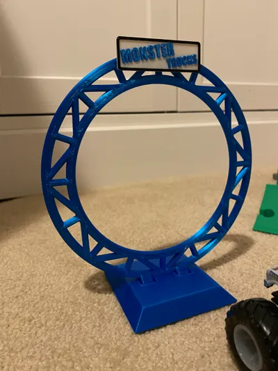 Hot Wheels Monster Truck Ramps - Hoop Jump by DrKriegerAUS MakerWorld ...