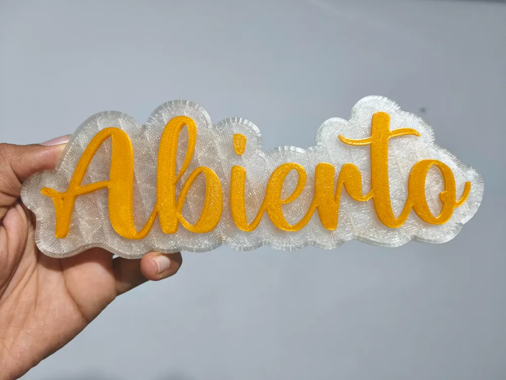 Open-close sign Multilanguage by AndresT MakerWorld: Download Free 3D Models