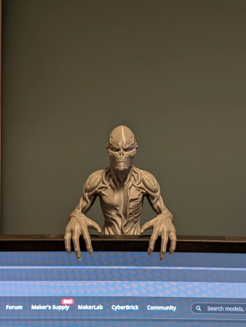 Vecna (Stranger Things) - Enfeite de Monitor e Estátua por 3Didani ...