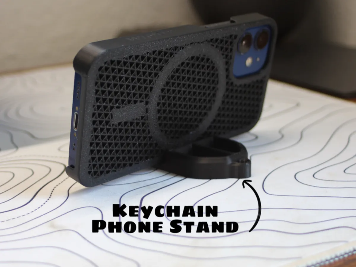 KeyChain Phone Stand - Free 3D Print Model - MakerWorld