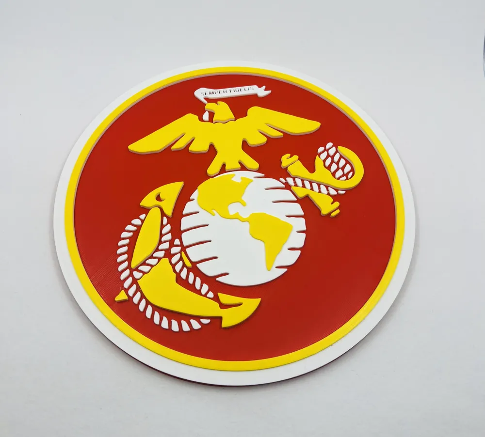 USMC Logo Wall Art by Grove3D - MakerWorld