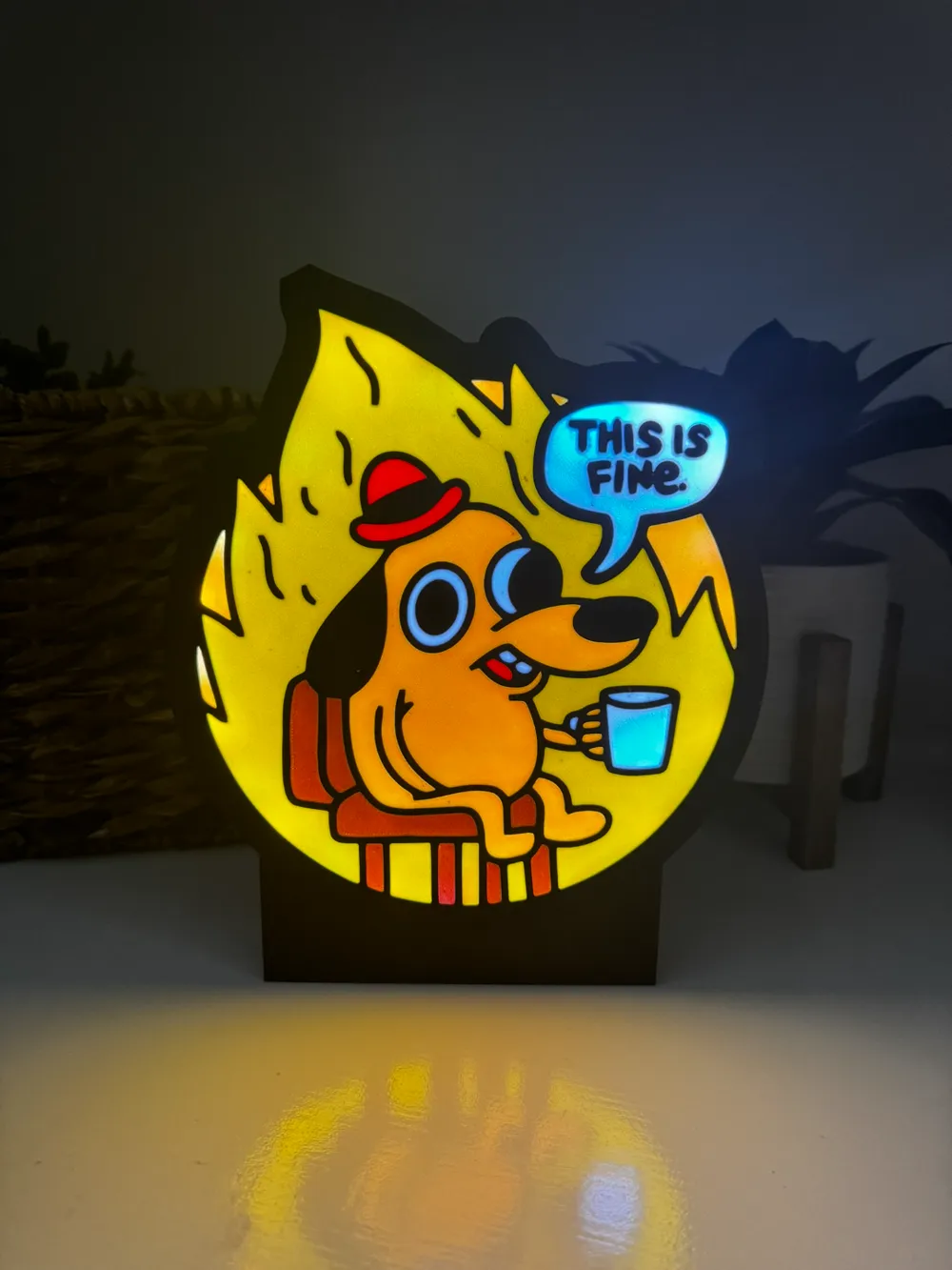 This is Fine LED Light Box by waltersworld3d - MakerWorld