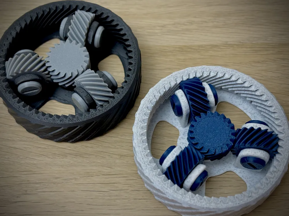 Planetary Screw Gear | Fidget Spinners - Free 3D Print Model - MakerWorld
