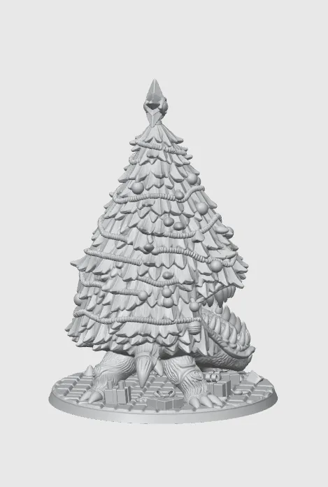 Mimic Christmas Tree D&D Miniature (60mm) - Free 3D Print Model ...