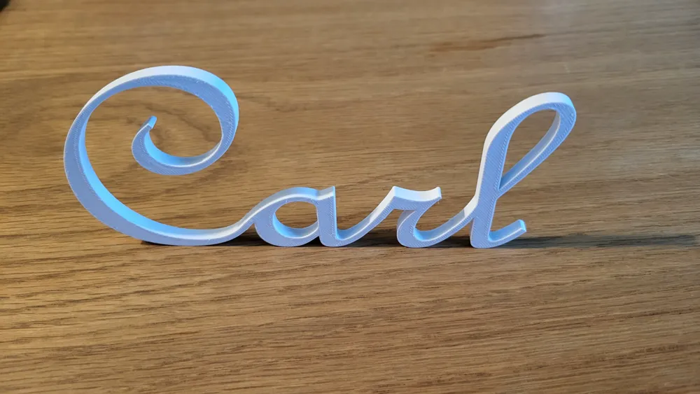 Printable Name Display (Carl) by G_Kostas - MakerWorld