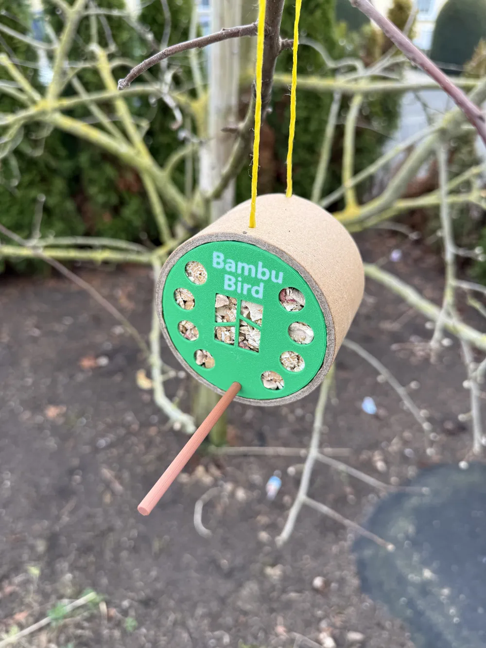 Bambu Bird Feeder - Upcycle used Filamentspools by Derivator MakerWorld ...