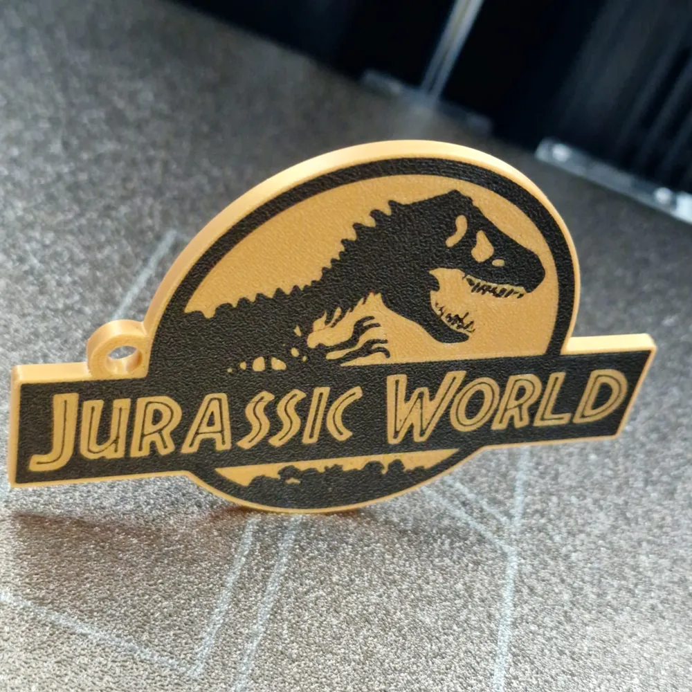 Jurassic World Keychain by Stampa3DH24 MakerWorld: Download Free 3D Models