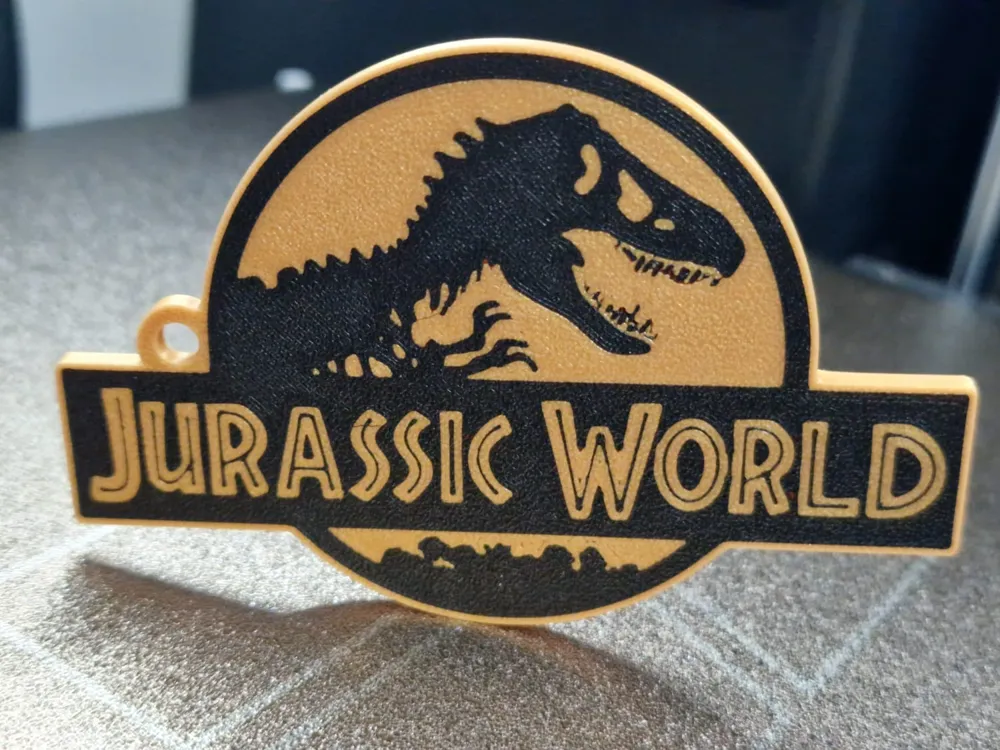 Jurassic World Keychain by Stampa3DH24 MakerWorld: Download Free 3D Models