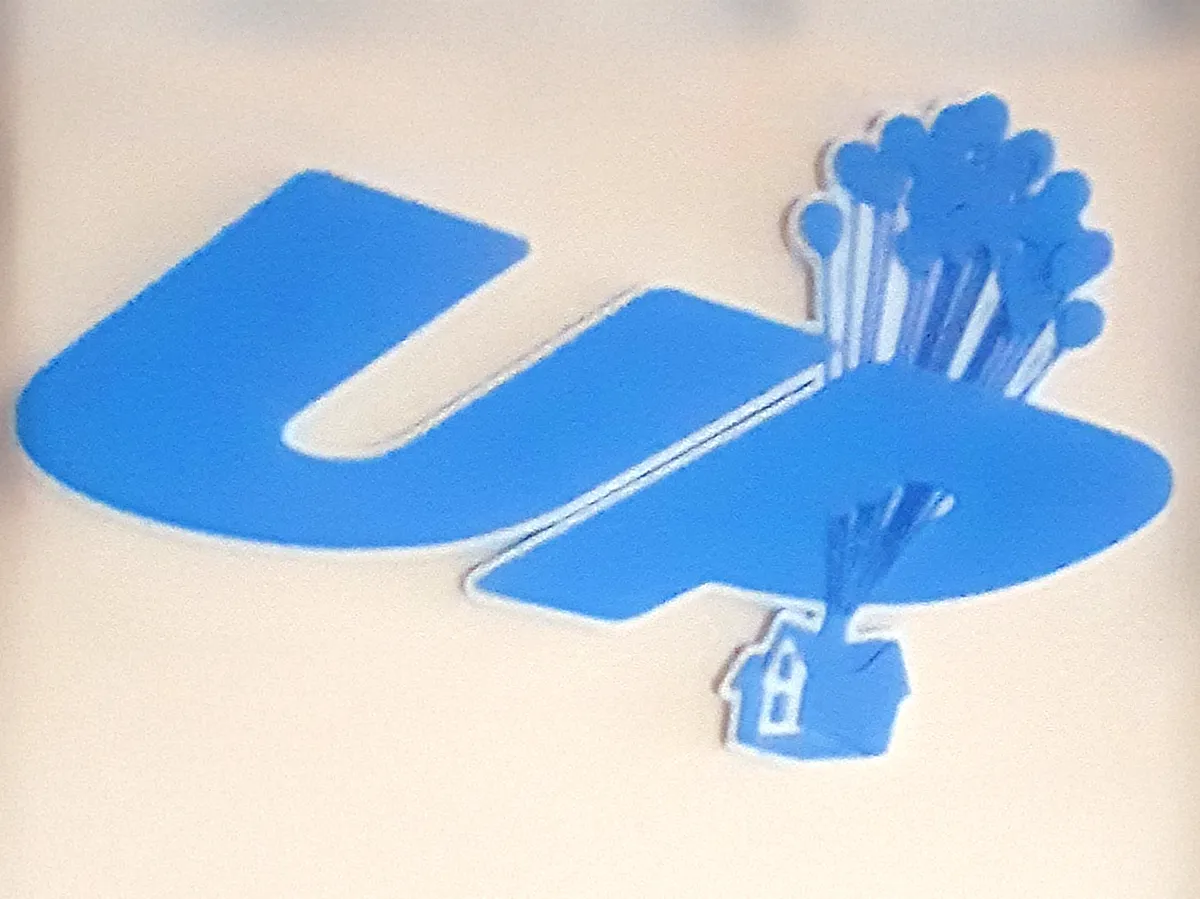 Up Movie Logo Disney Pixar Animated Movie - Free 3D Print Model ...
