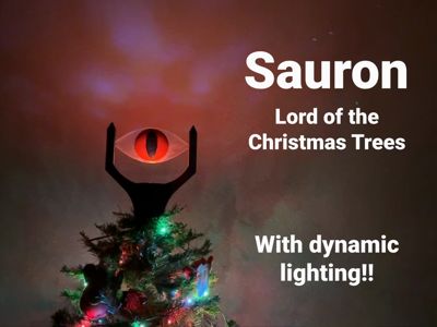 Sauron: Lord of the Christmas Trees by Dsema MakerWorld: Download Free ...