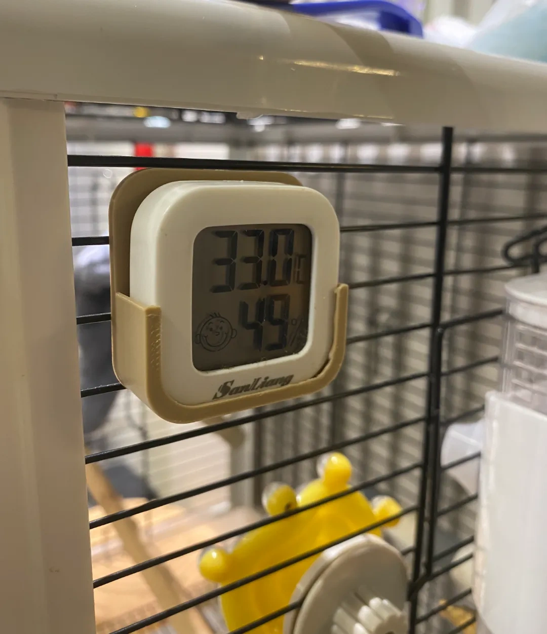 Parrot Cage Hygrometer and Thermometer Stand by user_3129958783 ...