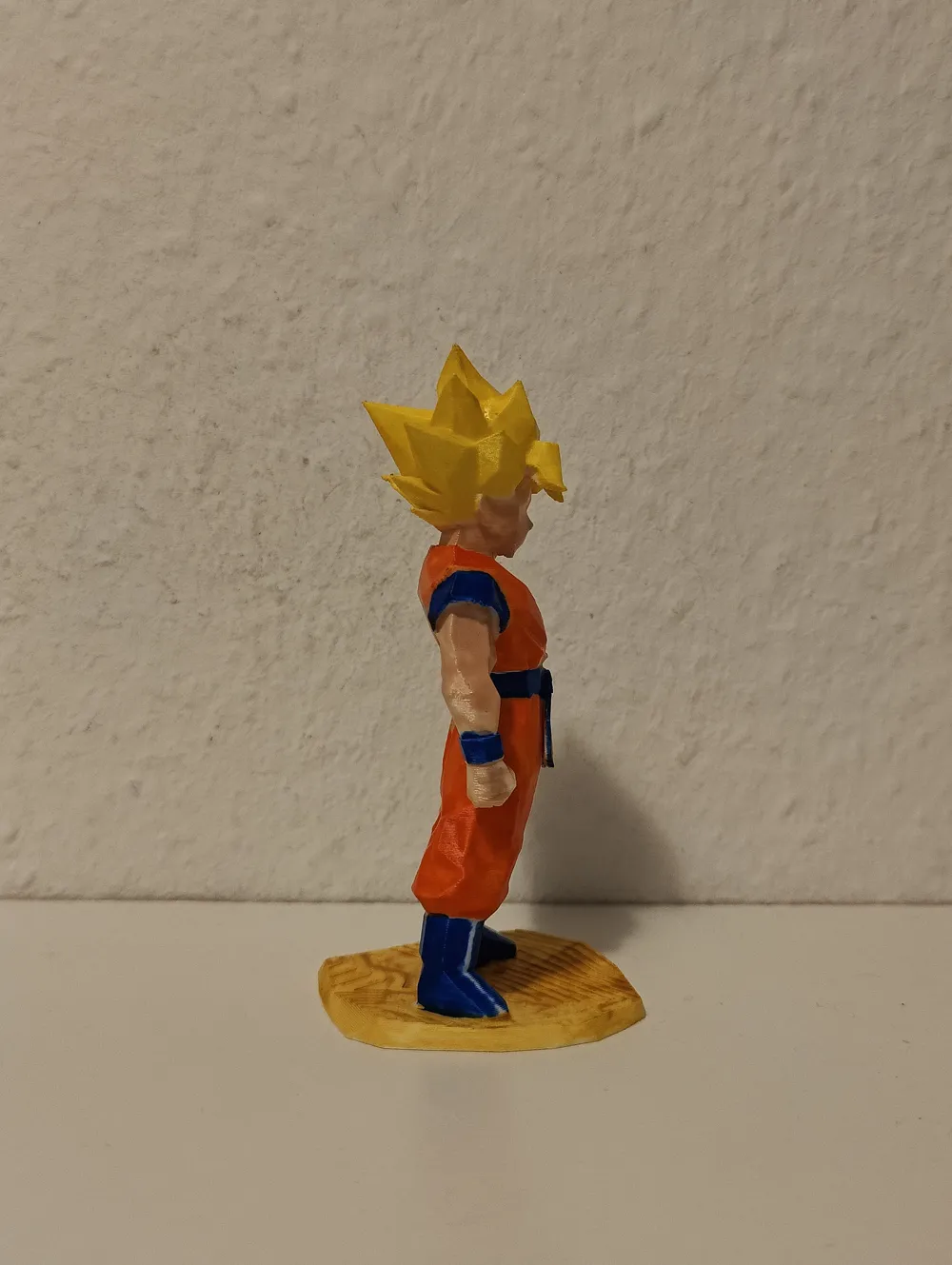 Dragonball Son Goku Low Poly Figure - Free 3D Print Model - MakerWorld