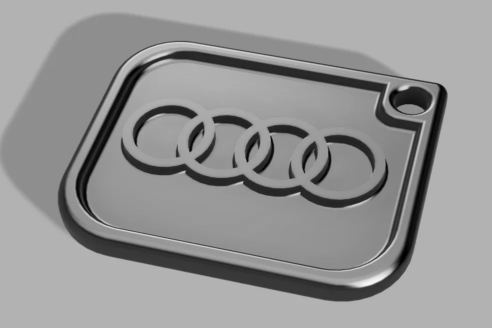 Audi Keychain Schlüsselanhänger by schiggy - MakerWorld