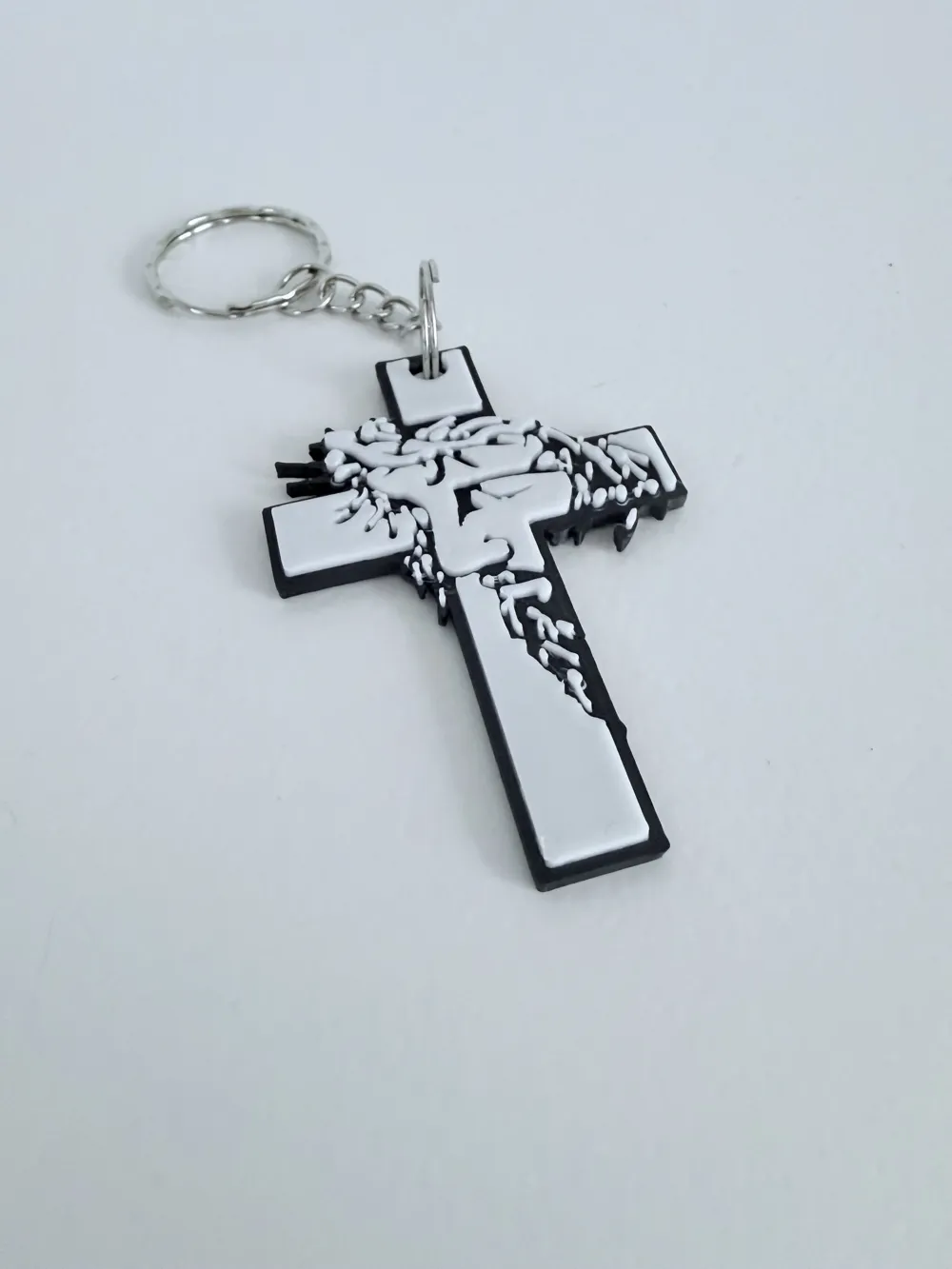Jesus Cross Keychain – Christian Crucifix 3D - Free 3D Print Model ...
