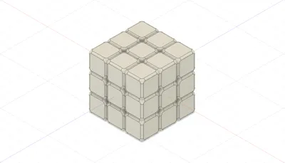 V1.3 Rubik Cube Style Puzzle Plain 3x3x3 by CZJ Studio MakerWorld ...