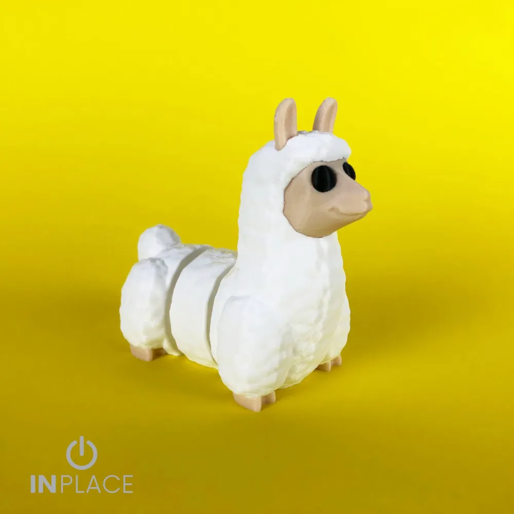 Cute Llama Articulated by InPlace - MakerWorld