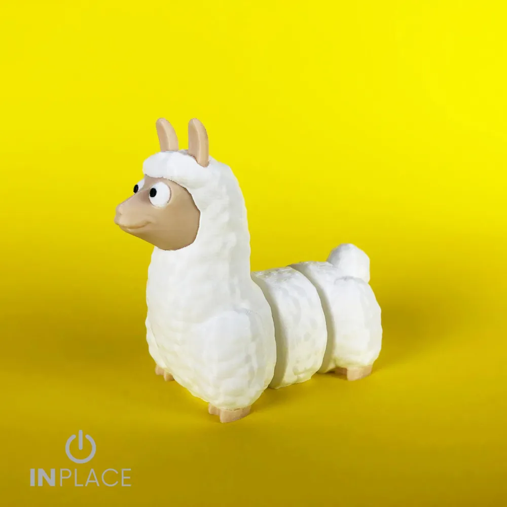 Cute Llama Articulated - Free 3D Print Model - MakerWorld