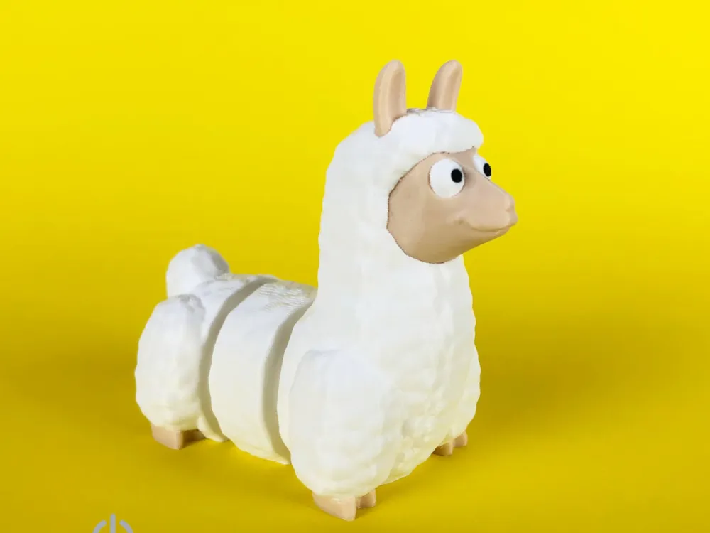 Cute Llama Articulated - Free 3D Print Model - MakerWorld