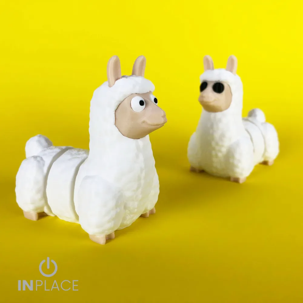 Cute Llama Articulated - Free 3D Print Model - MakerWorld
