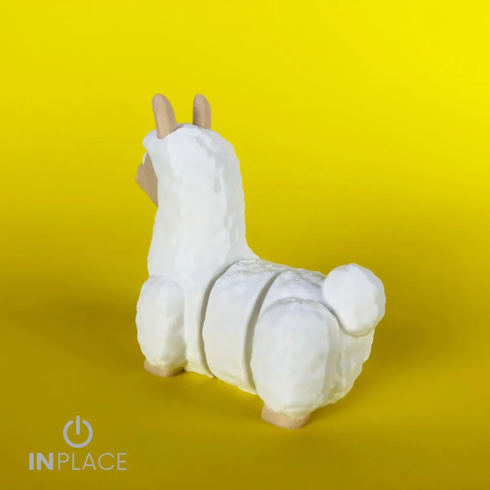 Cute Llama Articulated by InPlace MakerWorld: Download Free 3D Models