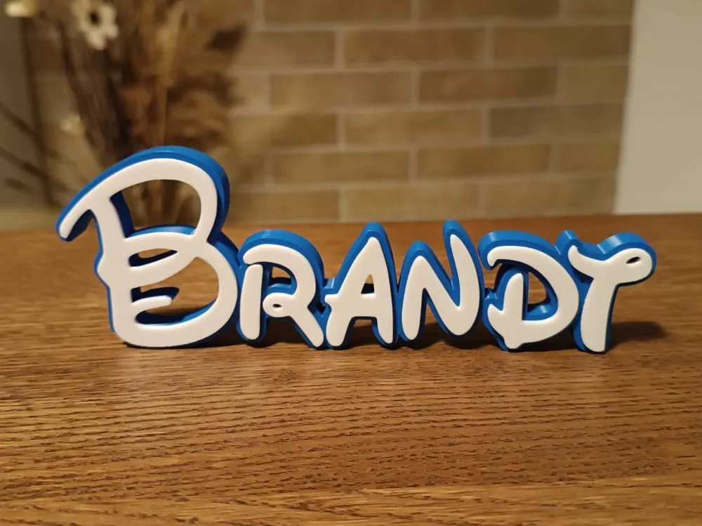 Nom Brandt Police Disney - Modèle d'Impression 3D Gratuit - MakerWorld