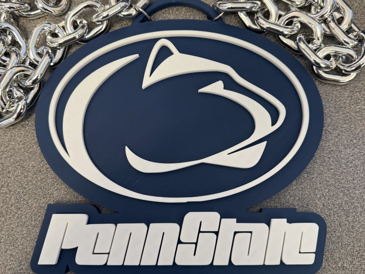 Penn State Fan Chain - Free 3D Print Model - MakerWorld