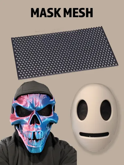 Mask Mesh for Cosplay Eyes | Hidden Vision Screen by Society ROAR 3D ...