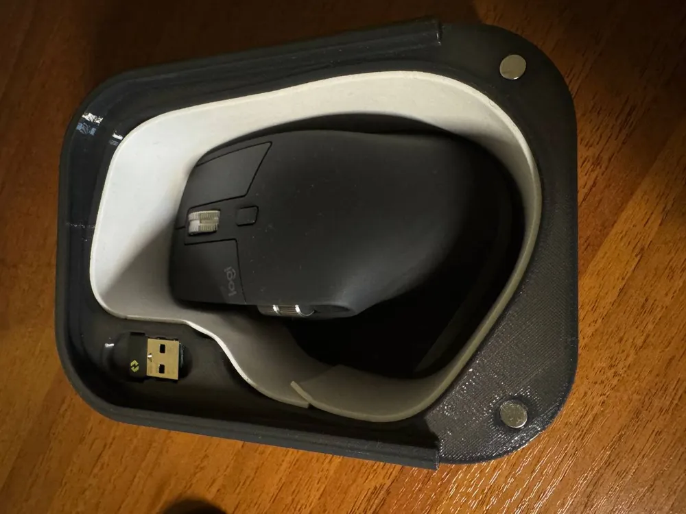 Logitech MX Master 3S Mouse Case with magnets by mdotv MakerWorld ...