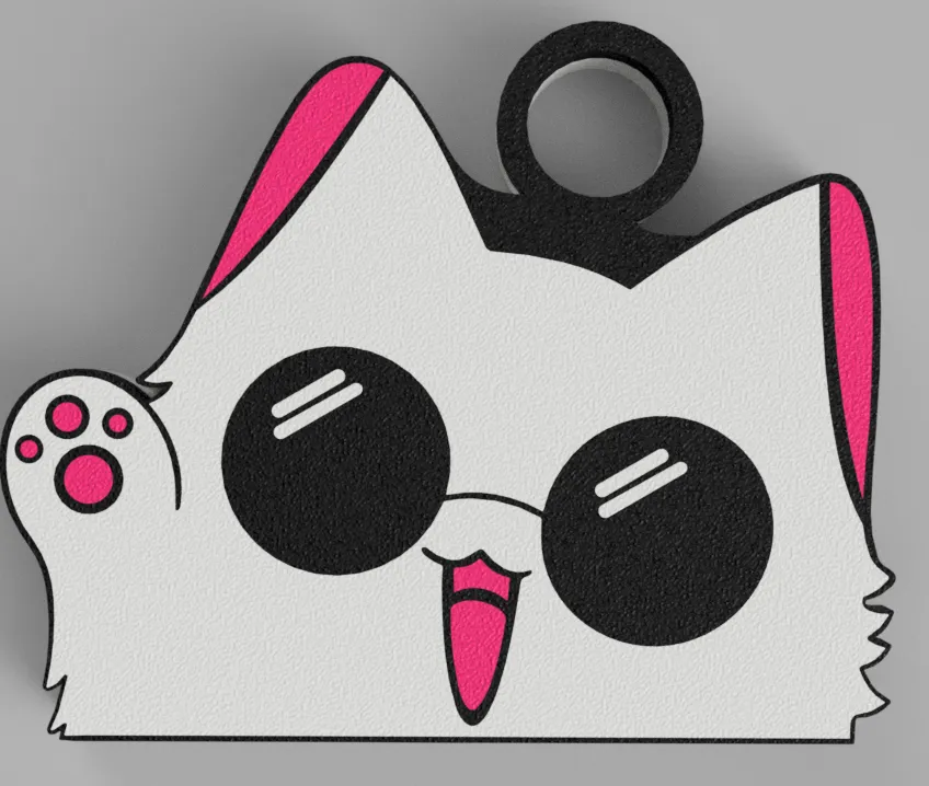 Satoru Gojo Cat - Free 3D Print Model - MakerWorld