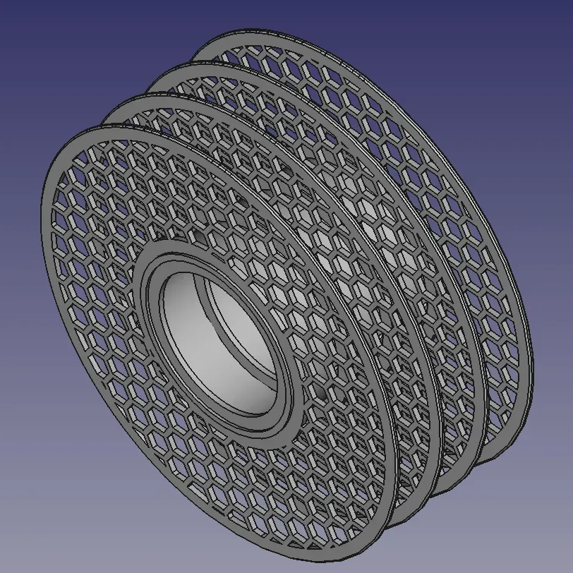 Small Multi-Filament Spool by klchidester7 - MakerWorld