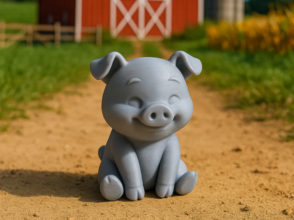 Cute Piglet by Alex.M 3D MakerWorld: Download Free 3D Models