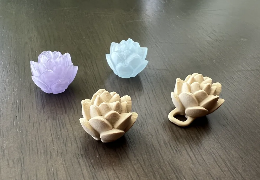 Mini Lotus Flower (optional keychain version) by J. Theodorius ...