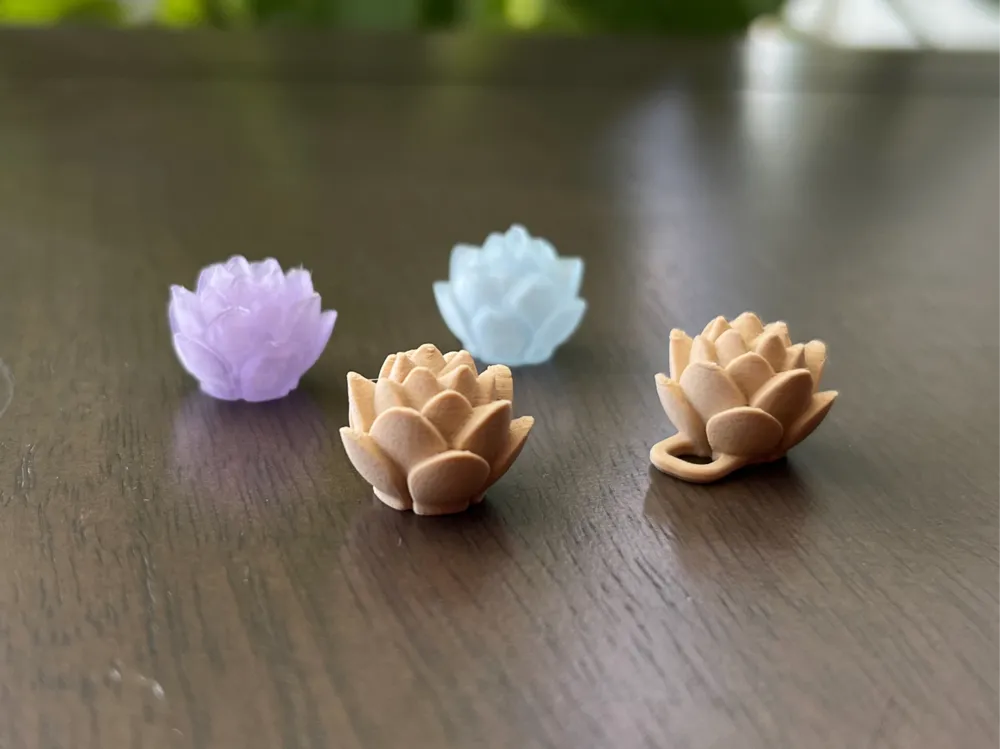 Mini Lotus Flower (optional keychain version) by J. Theodorius ...