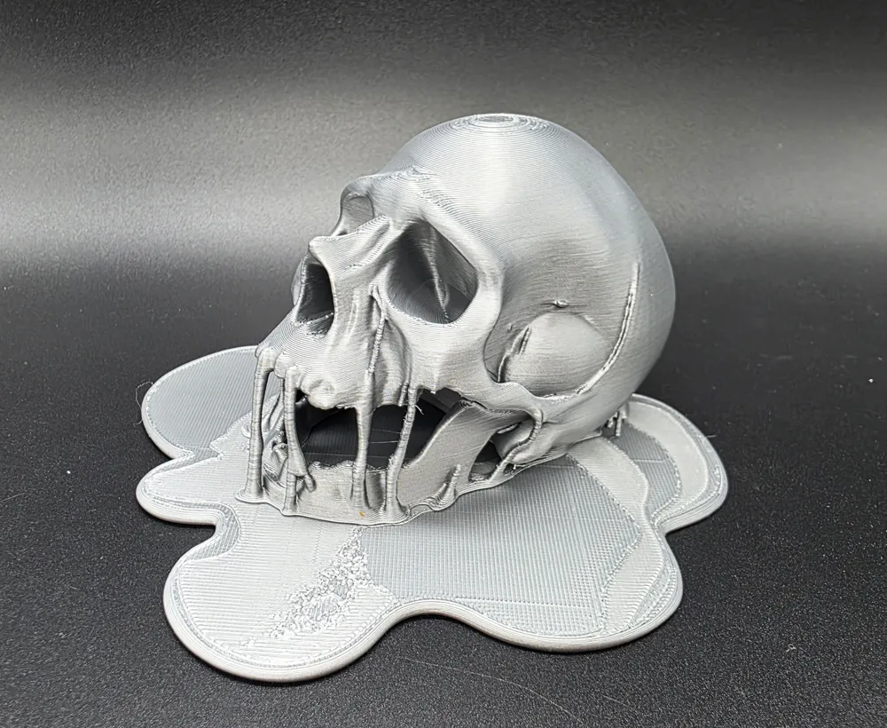 Metal Melting Skull 2-Piece by The Overthinker MakerWorld: Download ...